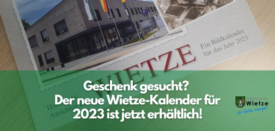 Der neue Wietze-Kalender für 2023 ist jetzt erhältlich | gv-wietze